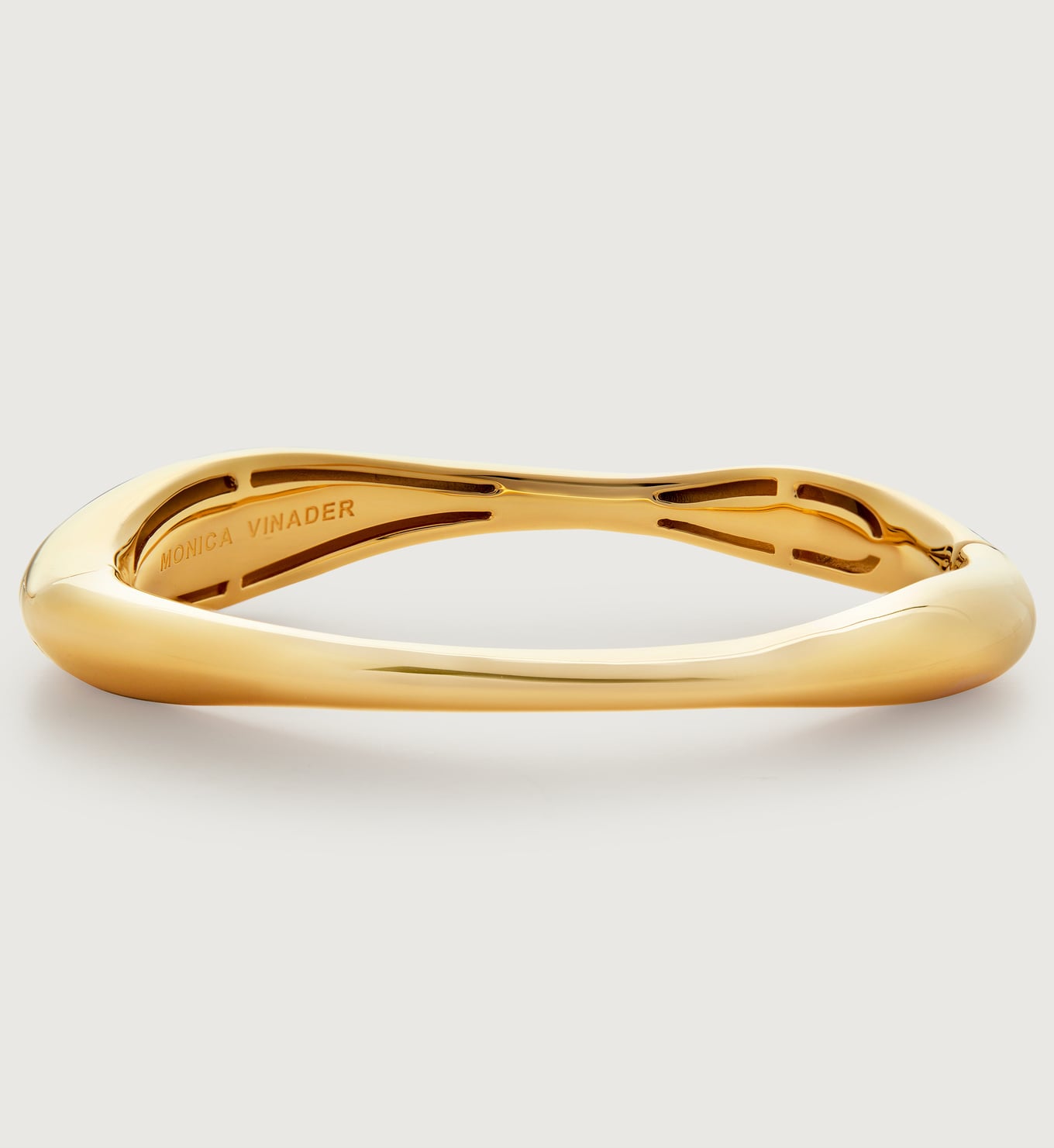 Nura Reef Bold Bangle in 18k Gold Vermeil on Sterling Silver ...