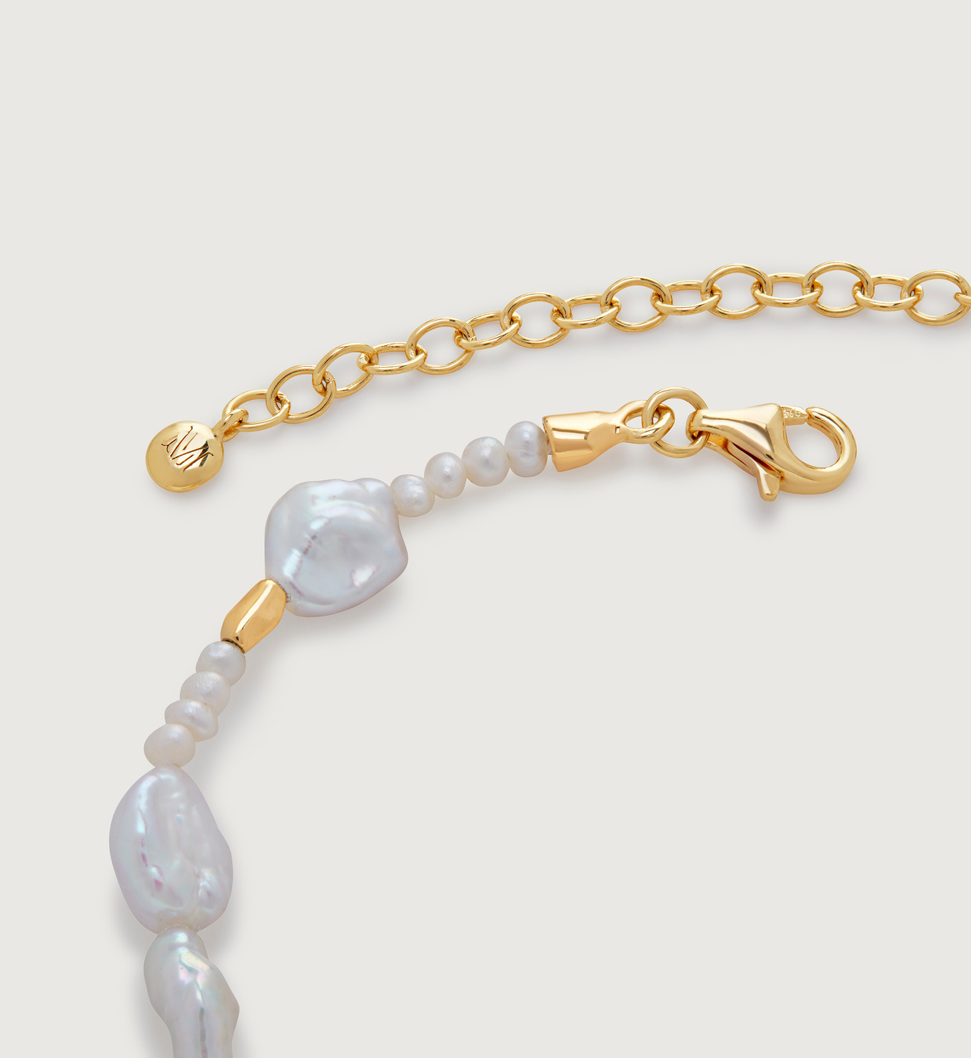 Pearl Scatter Bracelet in 18k Gold Vermeil on Sterling Silver and Pearl ...