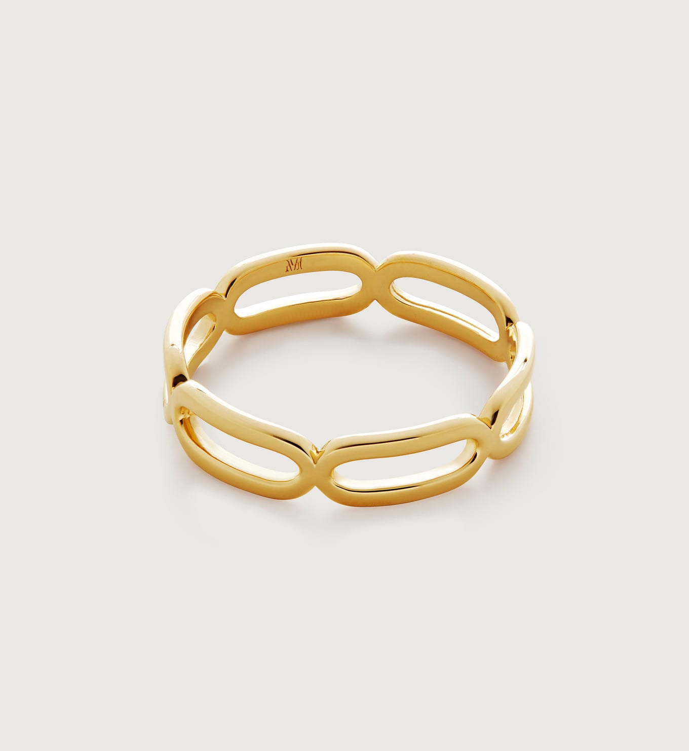 Paperclip Stacking Ring in 18k Gold Vermeil on Sterling Silver ...