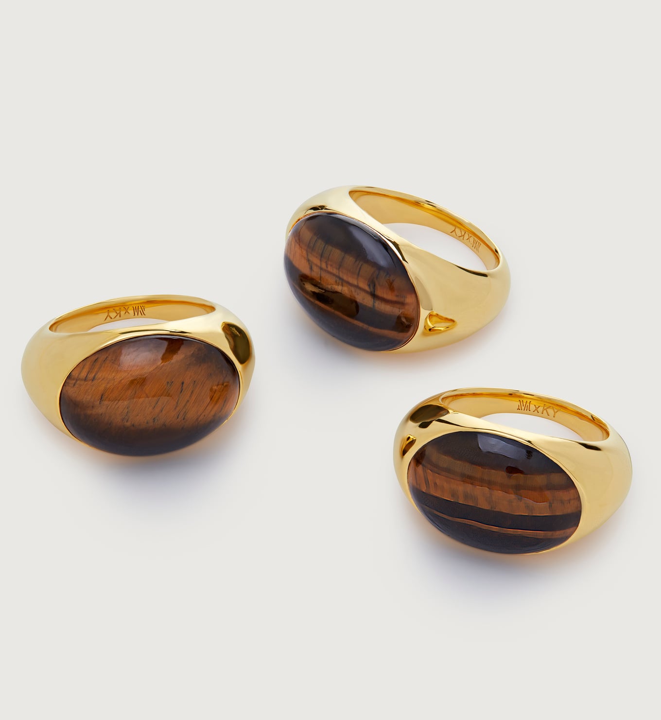 Kate Young Gemstone Ring in 18k Gold Vermeil on Sterling Silver and ...