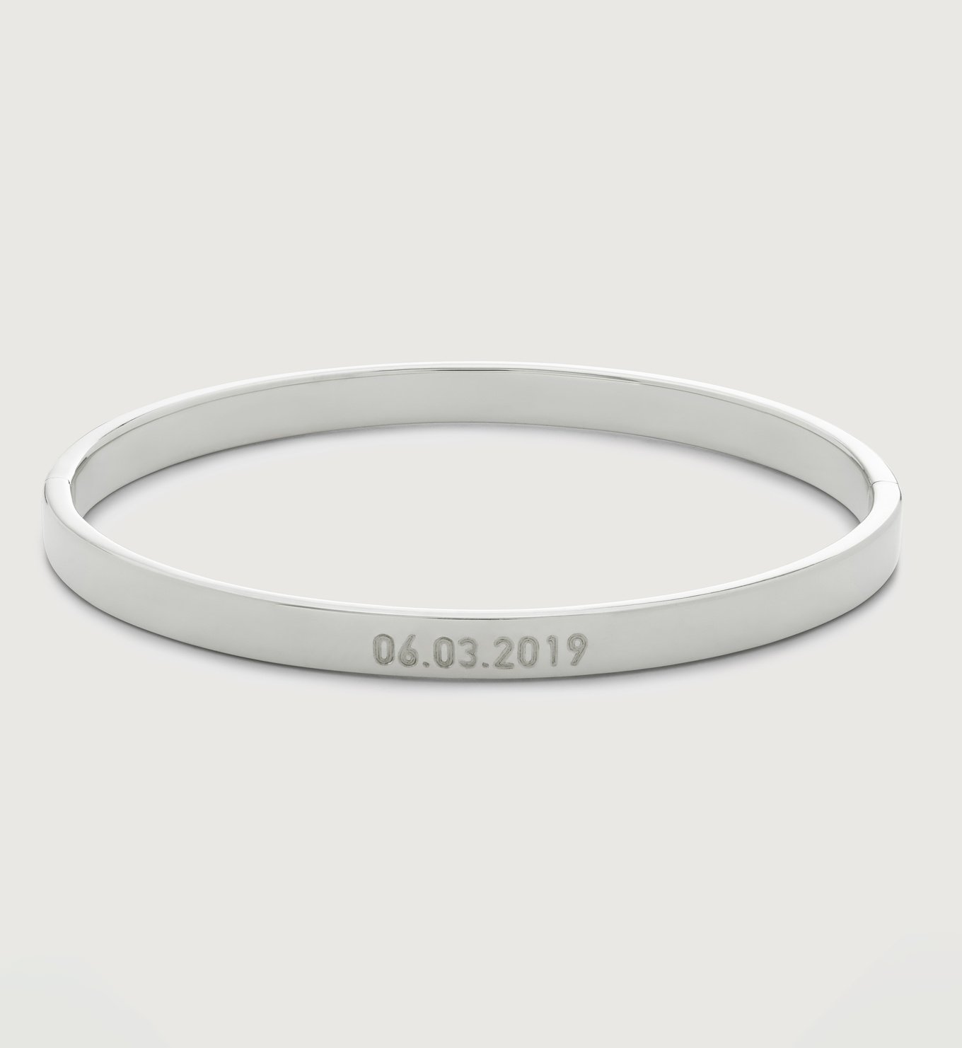 Essential Bangle in Sterling Silver | Jewellery by Monica Vinader