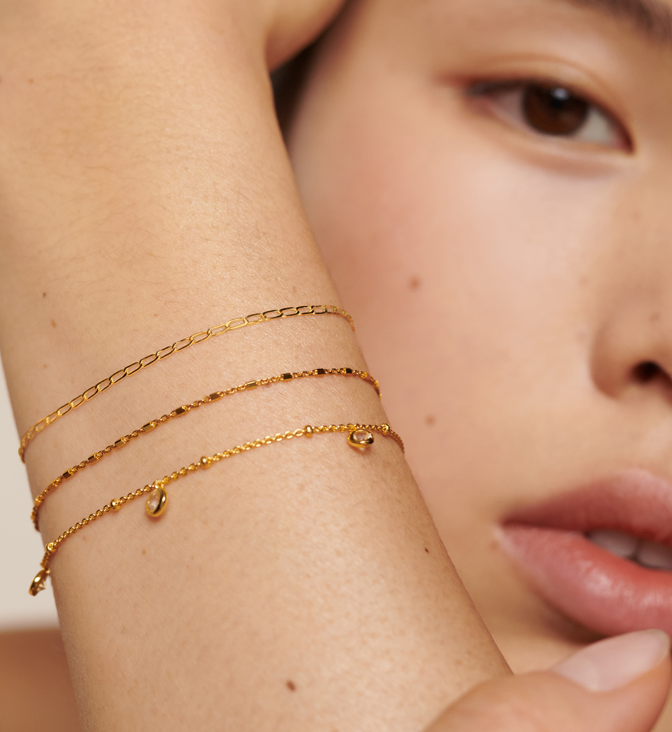 Open Link Chain Bracelet in 18k Gold Vermeil on Sterling Silver ...