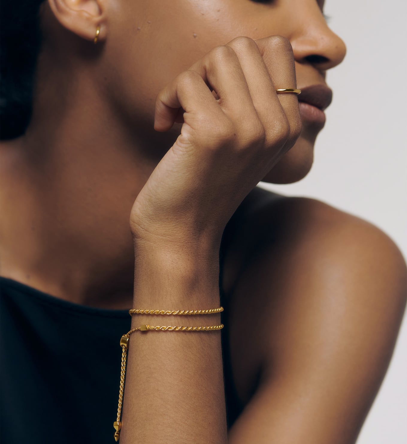 Corda and Rope Chain Bracelet Set | Jewellery Sets | Monica Vinader