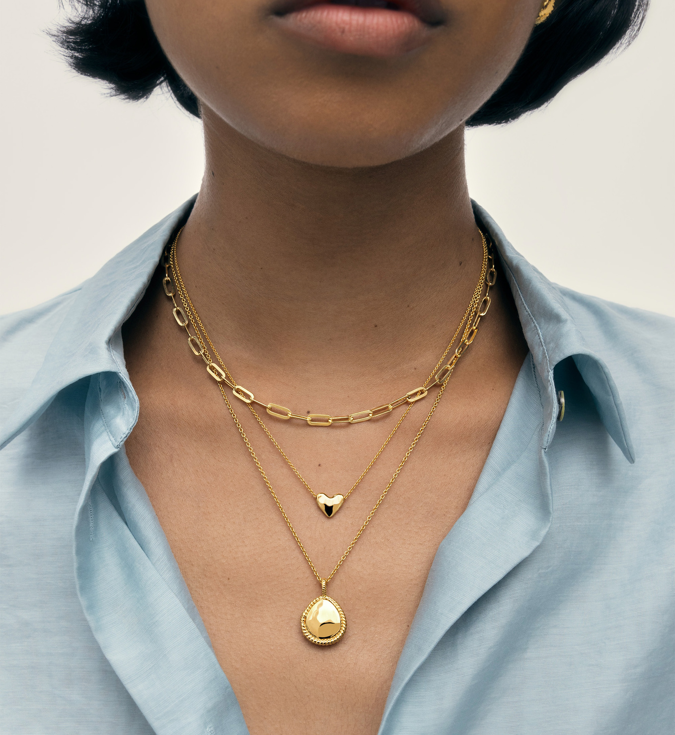 Deia Mini Teardrop Locket Pendant Charm Set | Jewellery Sets | Monica ...