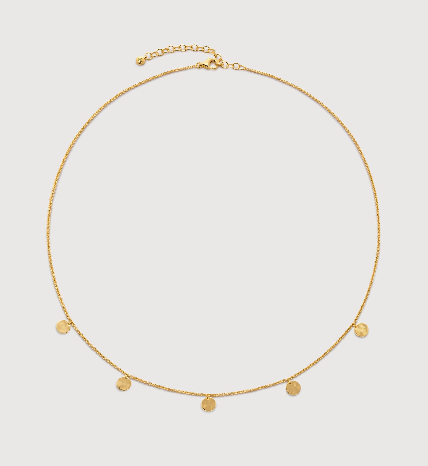 Siren Muse Station Chain Necklace in 18k Gold Vermeil on Sterling ...