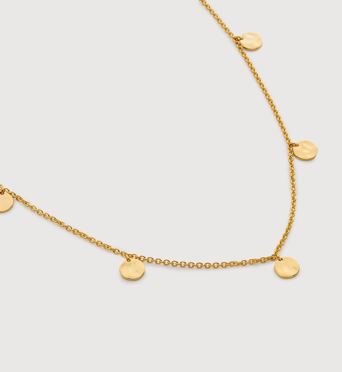Siren Muse Station Chain Necklace in 18k Gold Vermeil on Sterling ...