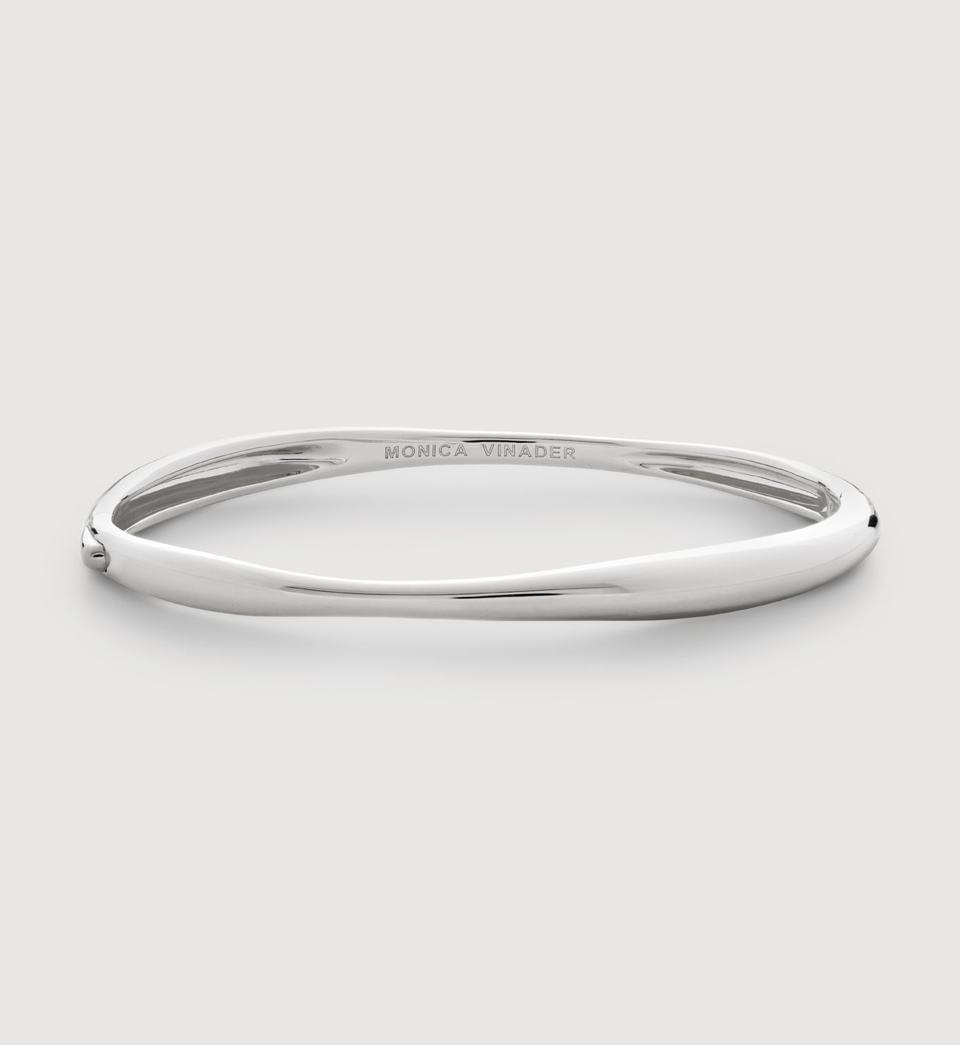 Nura Reef Bangle in Sterling Silver | Jewellery by Monica Vinader