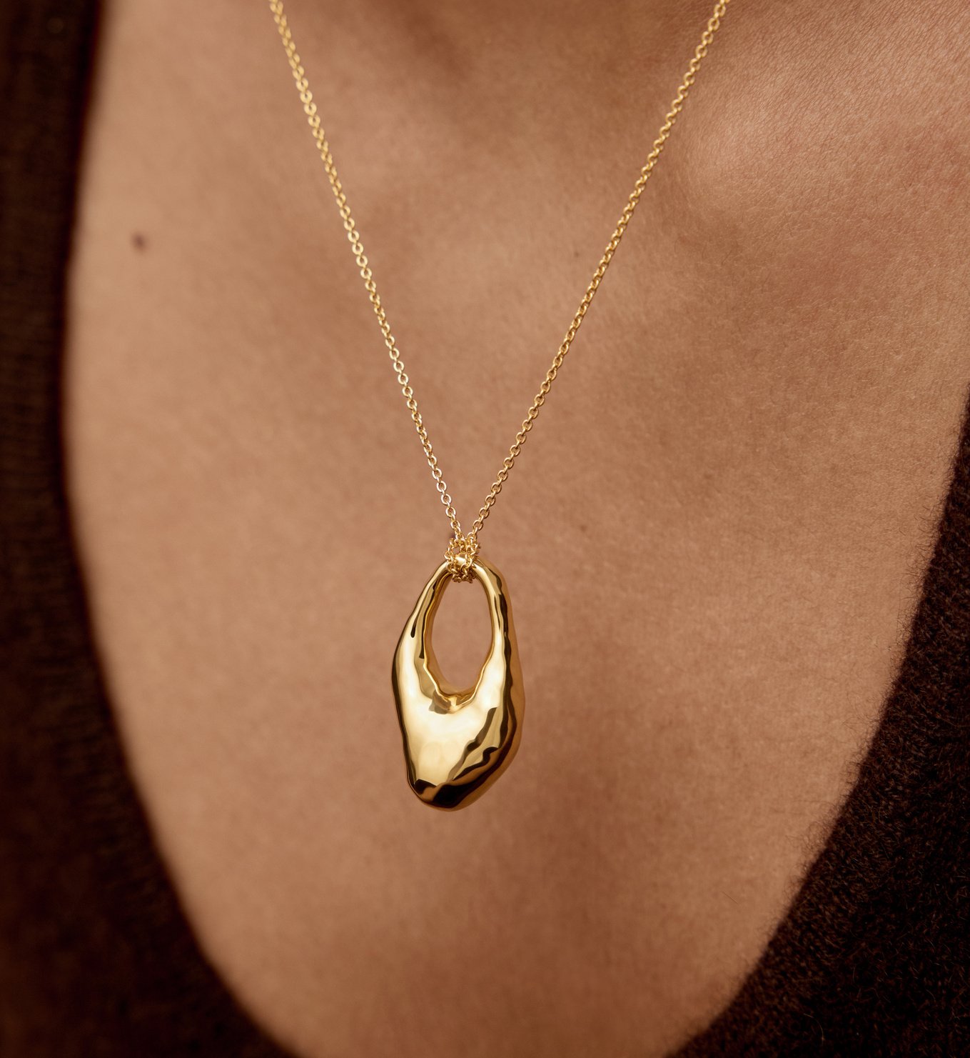 Antica Bold Chain Necklace in 18k Gold Vermeil on Sterling Silver ...