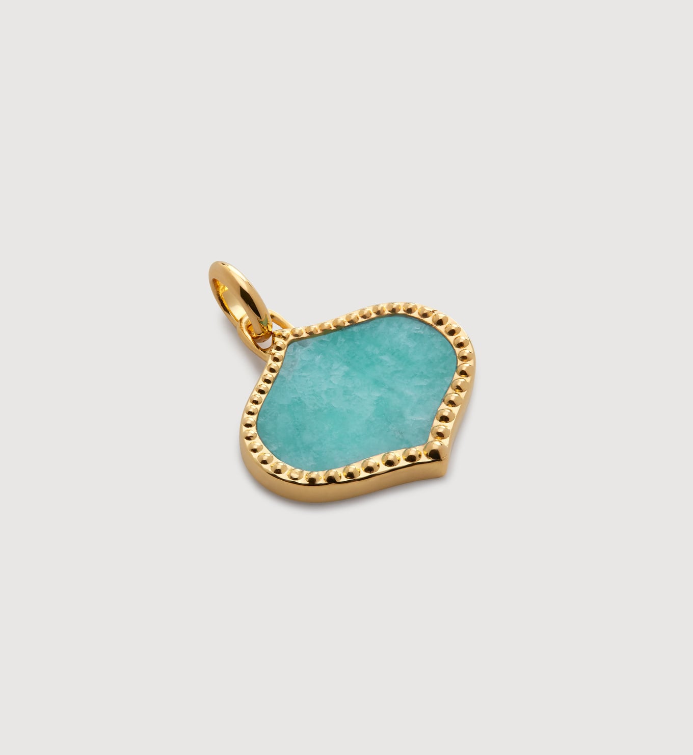 Lotus Gemstone Pendant Charm in 18k Gold Vermeil on Sterling Silver and ...