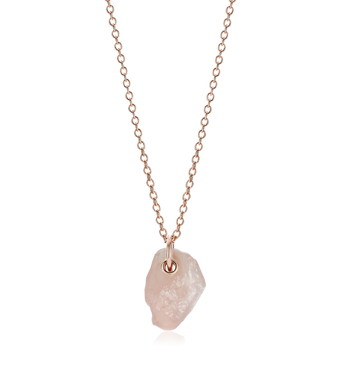 Monica vinader rose quartz necklace store