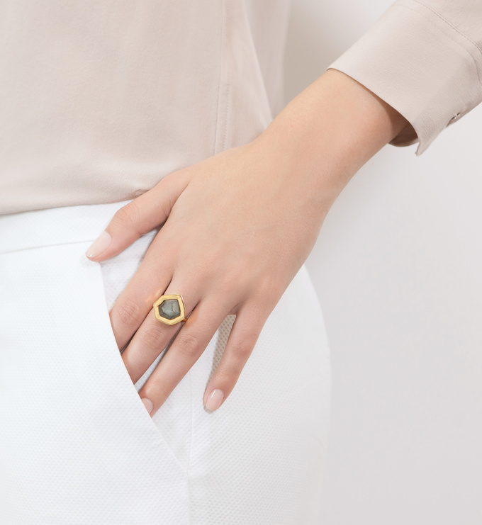 Petra Cocktail Ring in 18ct Gold Vermeil on Sterling Silver and ...
