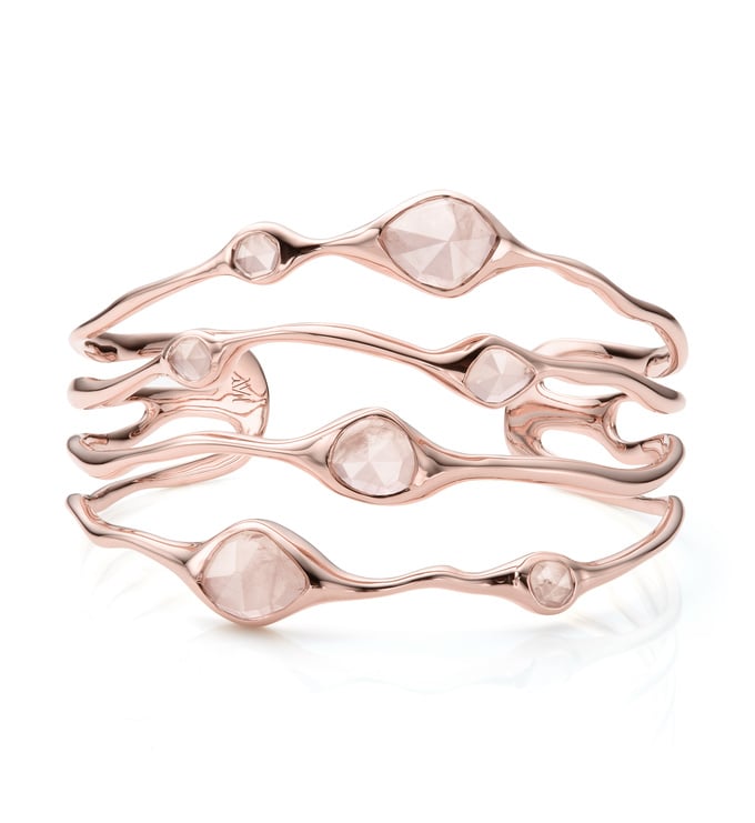 Siren Cluster Cocktail Cuff in 18ct Rose Gold Vermeil On Sterling ...