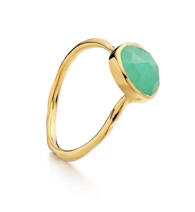 Siren Stacking Ring in 18ct Gold Vermeil On Sterling Silver and ...