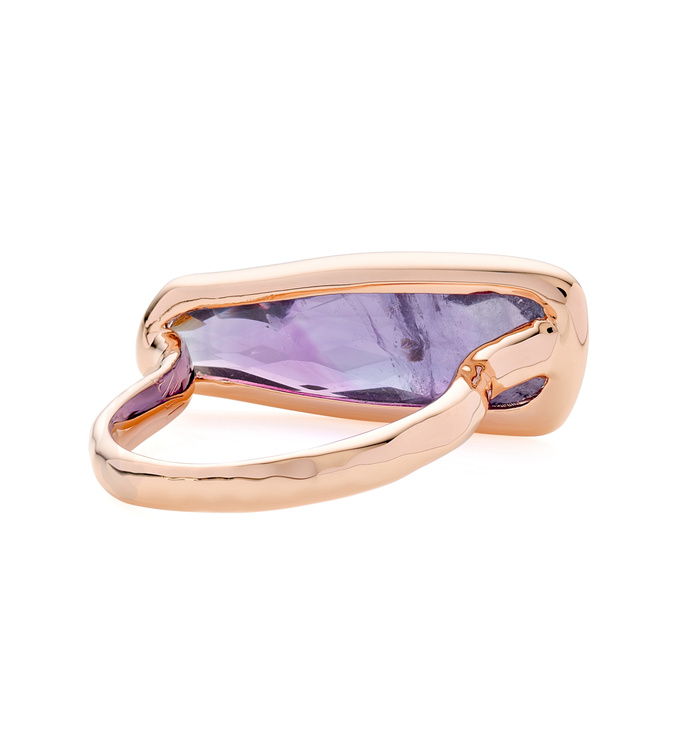 Riva Stick Ring in 18ct Rose Gold Vermeil On Sterling Silver and ...