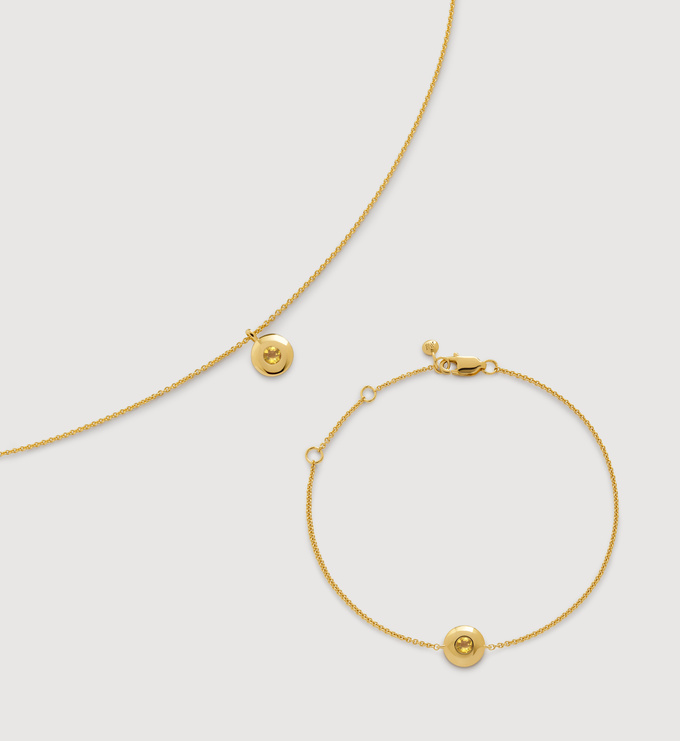 November Birthstone Chain Bracelet & Necklace Set | Jewellery Sets ...