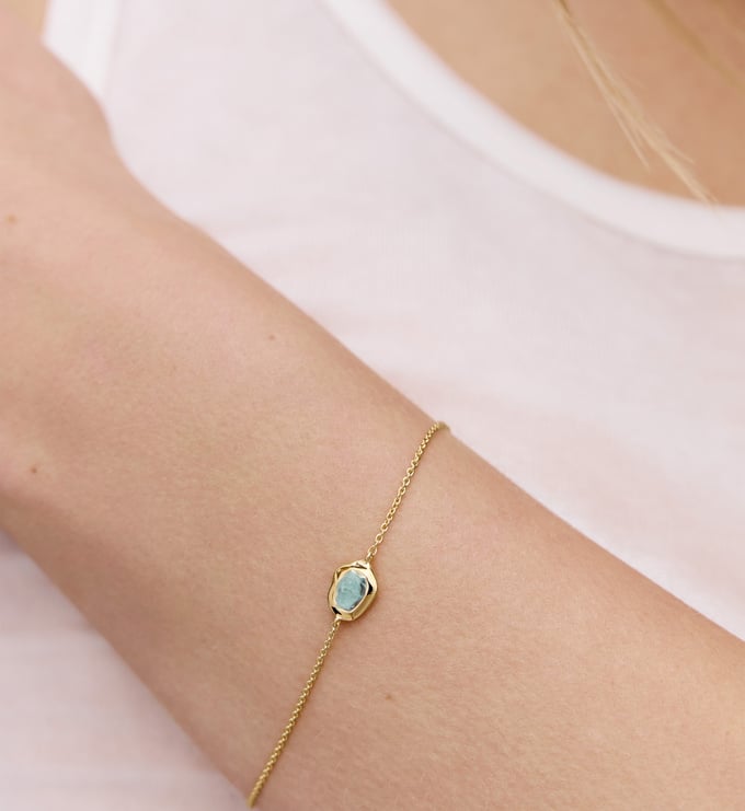 Odyssey Fine Chain Bracelet in 18k Gold Vermeil on Sterling Silver and ...