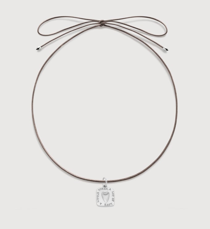 Love Token Pendant Cord Necklace | Jewellery Sets | Monica Vinader