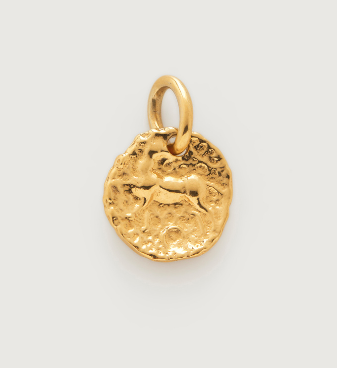 Siren Small Coin Pendant in 18k Gold Vermeil on Sterling Silver ...