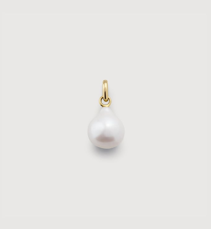 Baroque Pearl Small Pendant in 14k Solid Gold and Pearl | Jewellery by ...