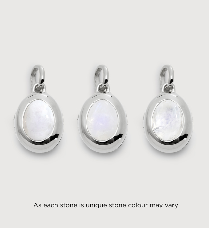 June Birthstone Locket in Sterling Silver and Moonstone | Jewellery by ...