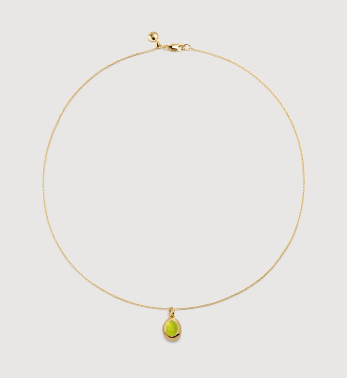 August Birthstone Locket Necklace | Jewellery Sets | Monica Vinader