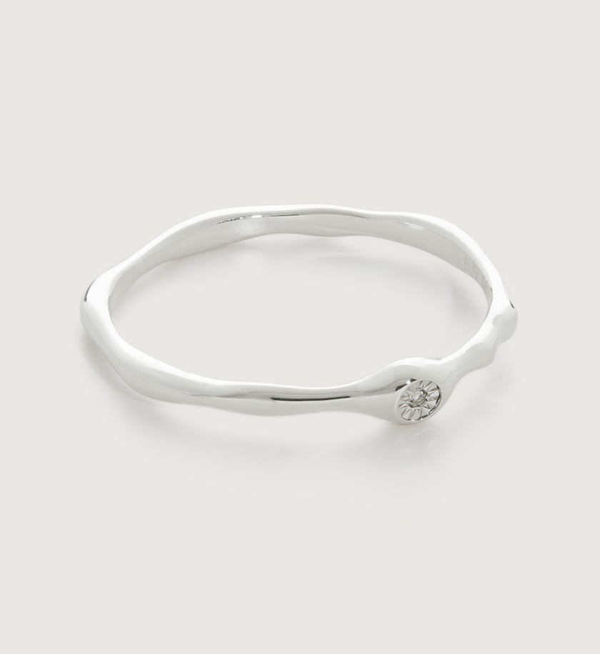 Siren Mini Diamond Stacking Ring in Sterling Silver | Jewellery by ...