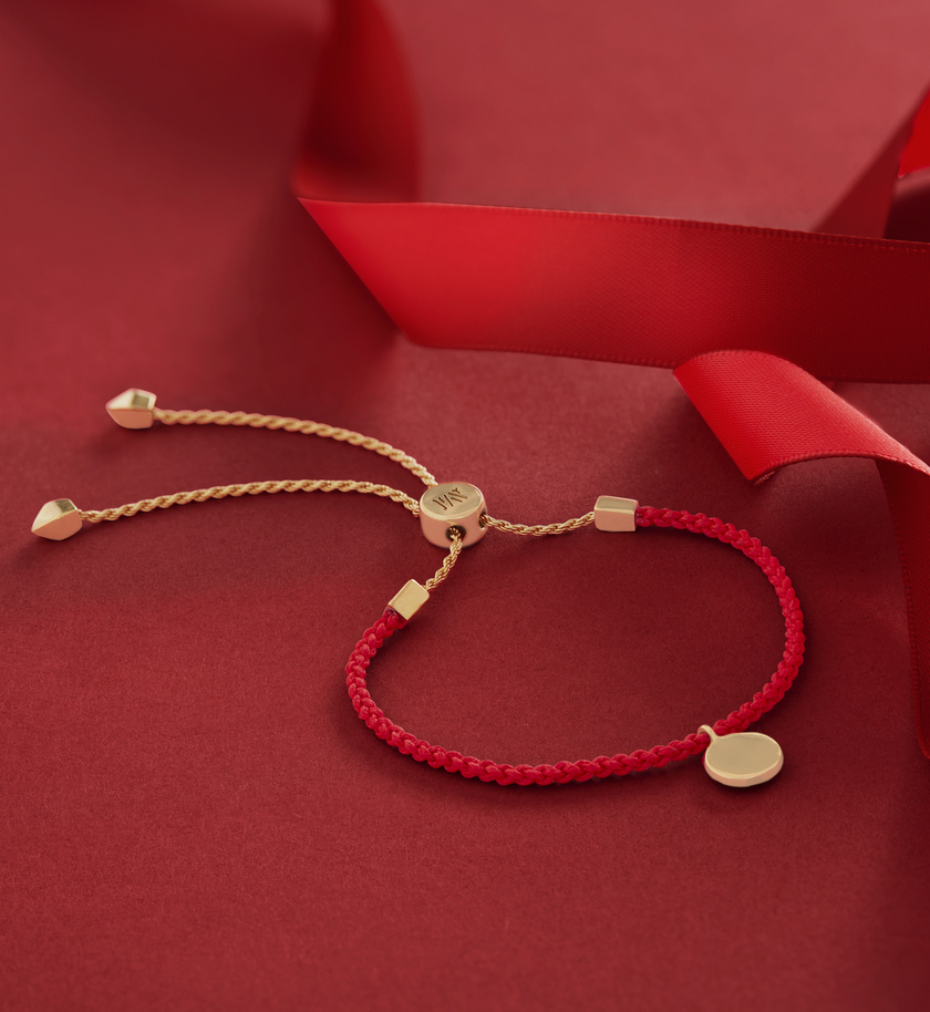 Linear Disc Friendship Chain Bracelet in 18ct Gold Vermeil on Sterling ...