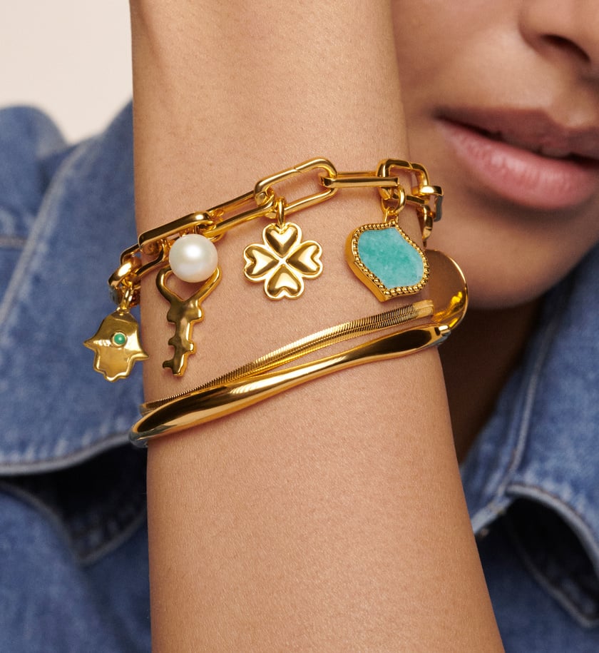 Clover Pendant in 18k Gold Vermeil on Sterling Silver | Jewellery by Monica Vinader