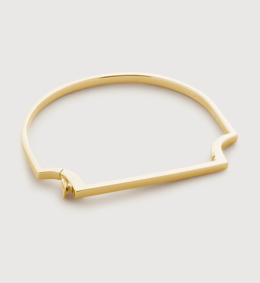 Signature Slim Bangle in 14k Solid Gold | Jewellery by Monica Vinader