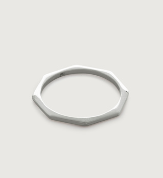 Octagon Stacking Ring in Sterling Silver | Jewellery by Monica Vinader