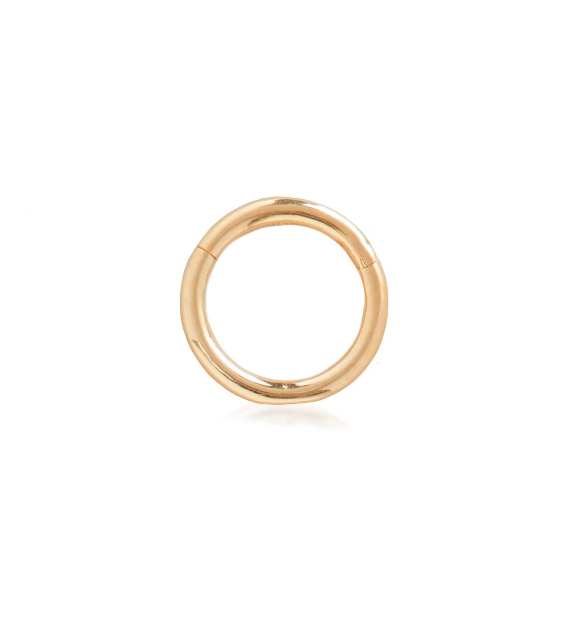 Infinity Single Mini Huggie Earring 8mm in 14k Solid Gold | Jewellery ...