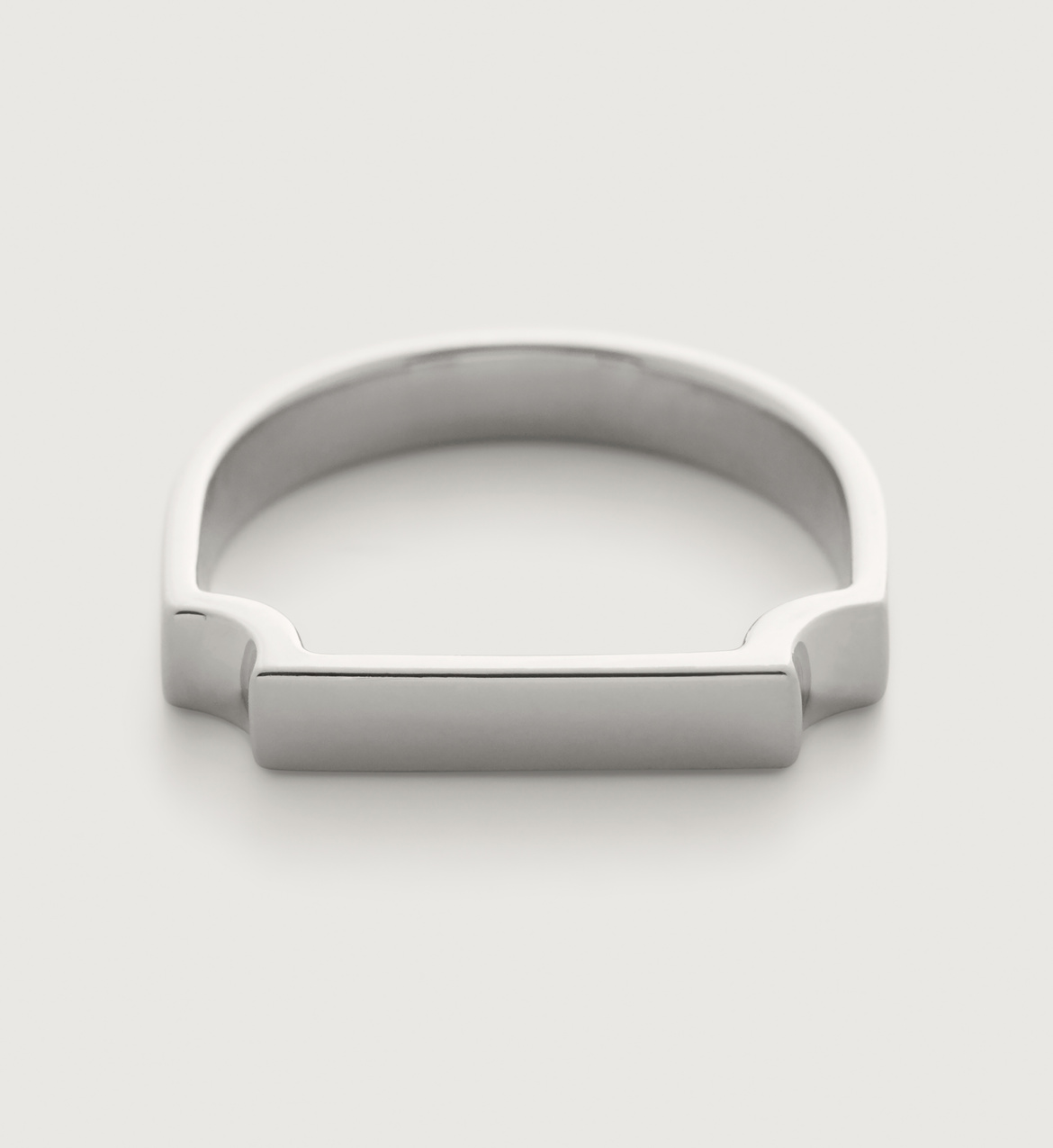 Signature Ring in Sterling Silver | Jewellery by Monica Vinader