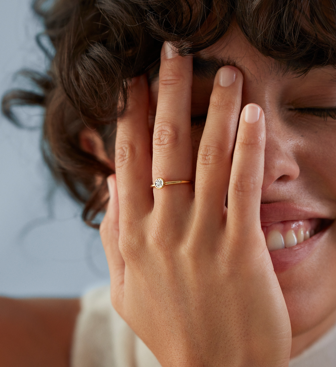 Diamond Essential Ring in 18k Gold Vermeil on Sterling Silver and ...