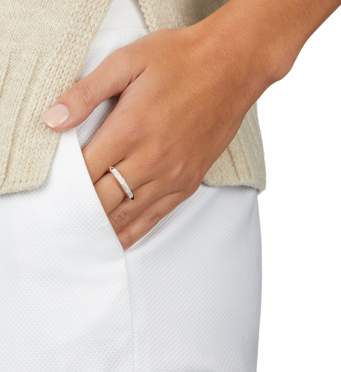 Baja Skinny Ring in 18k Rose Gold Vermeil On Sterling Silver and ...