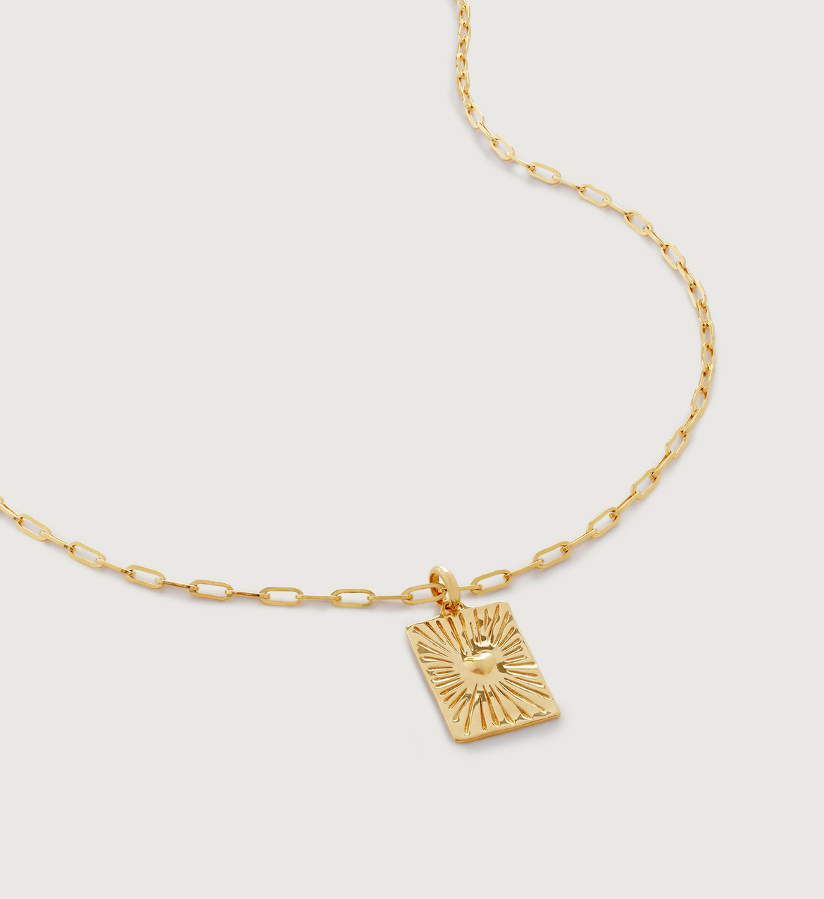 Talisman Heart Mini Paperclip Chain Necklace | Jewellery Sets | Monica ...