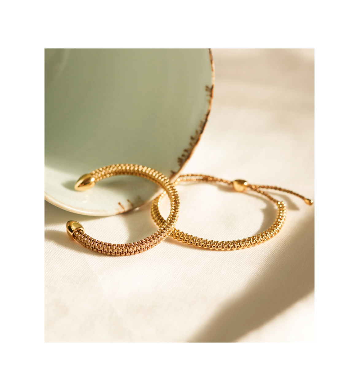 Rio Mini Friendship Bracelet in 18ct Gold Vermeil On Sterling Silver ...