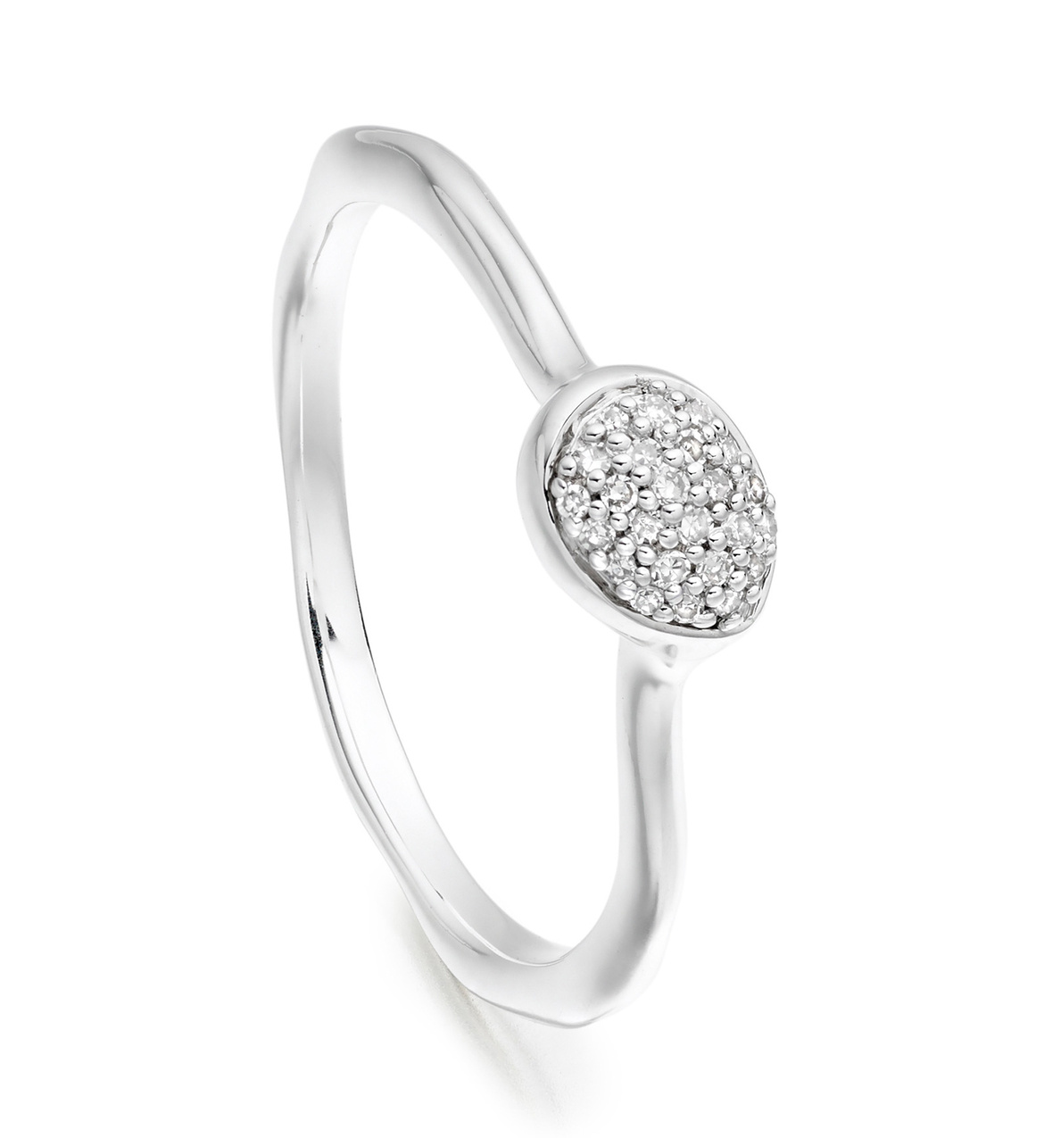 Nura Plain, Siren Stacking and Small Stacking Diamond Ring Set ...
