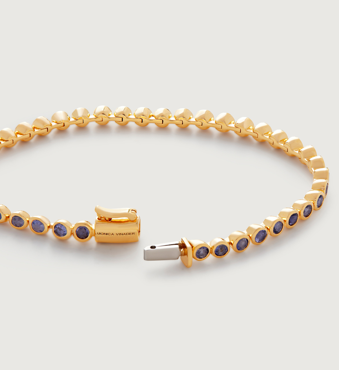 Gemstone Essential Tennis Bracelet in 18k Gold Vermeil on Sterling ...