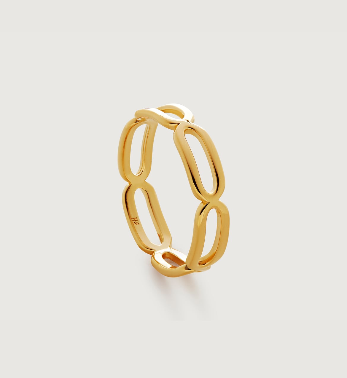 Paperclip Stacking Ring in 18k Gold Vermeil on Sterling Silver ...