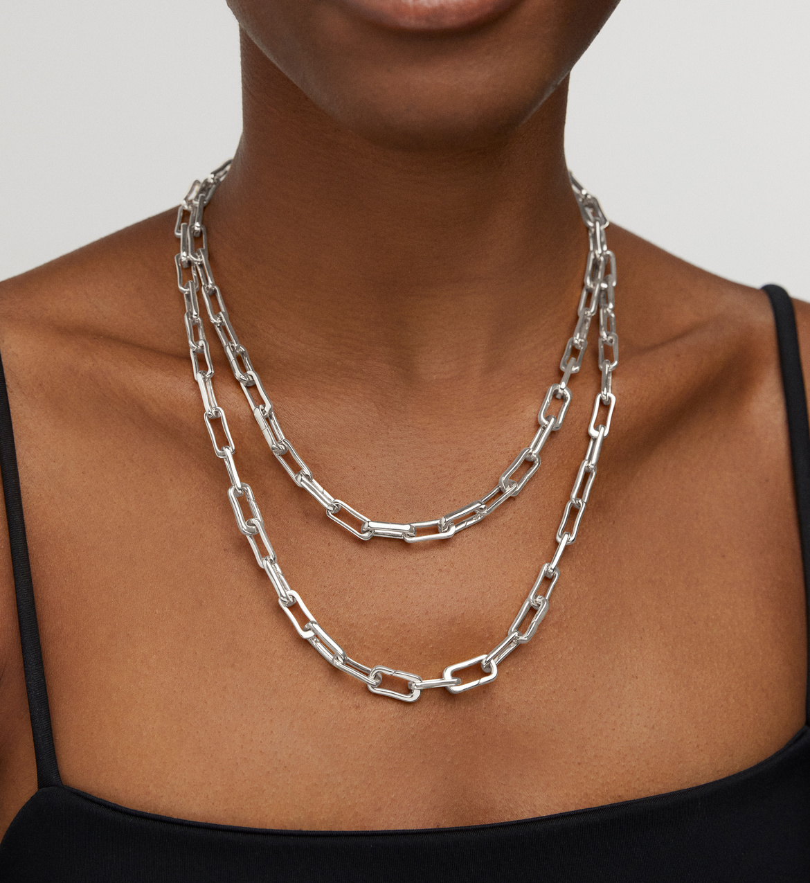 Alta Capture Charm Necklace Adjustable 56cm/22' in Sterling Silver ...