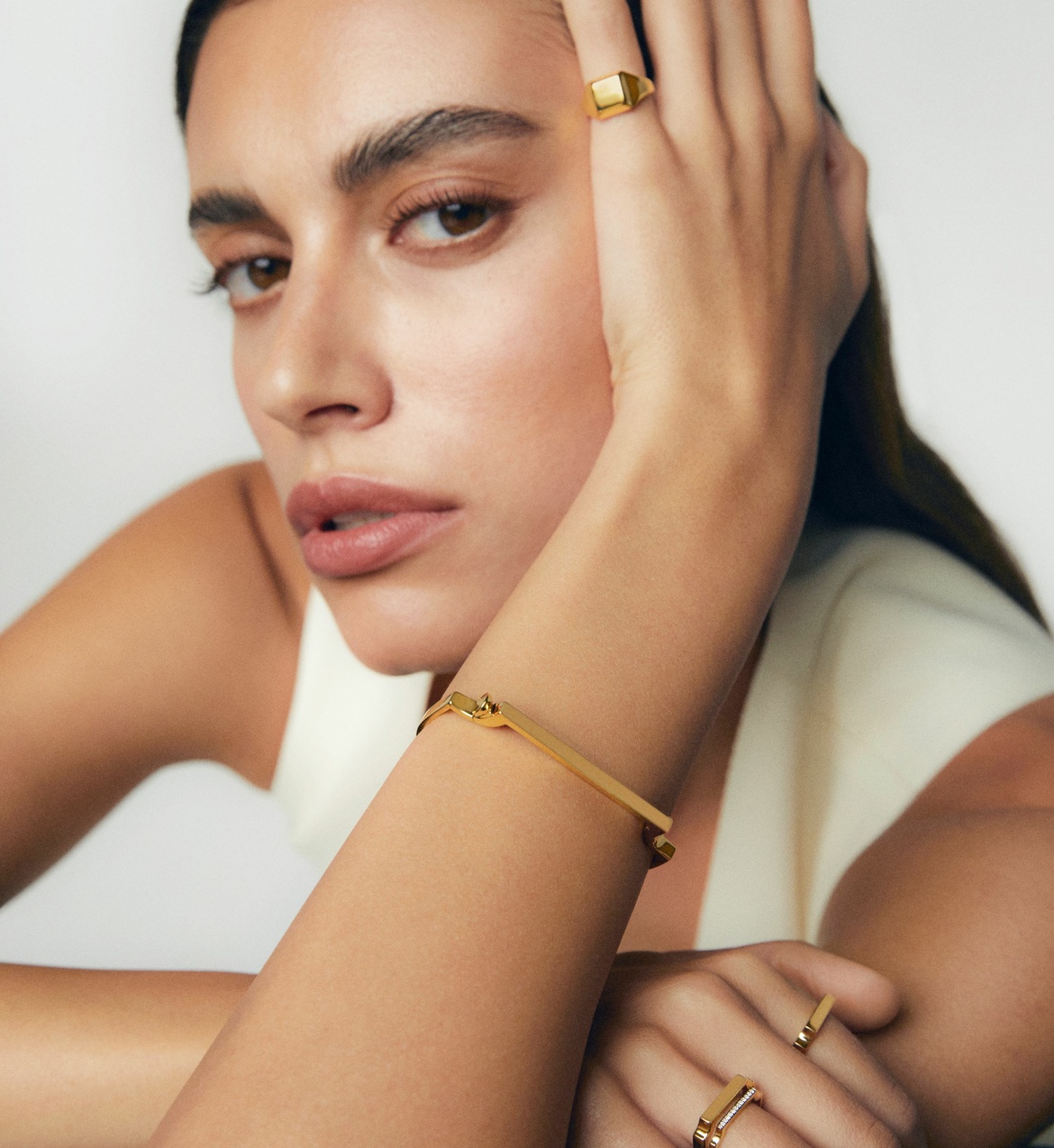 Signature Signet Ring in 18k Gold Vermeil on Sterling Silver ...