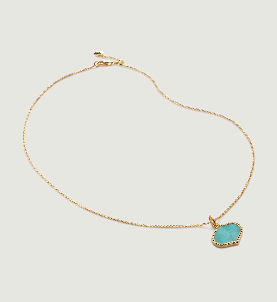 Lotus Gemstone Pendant Charm Necklace Set | Jewellery Sets | Monica Vinader