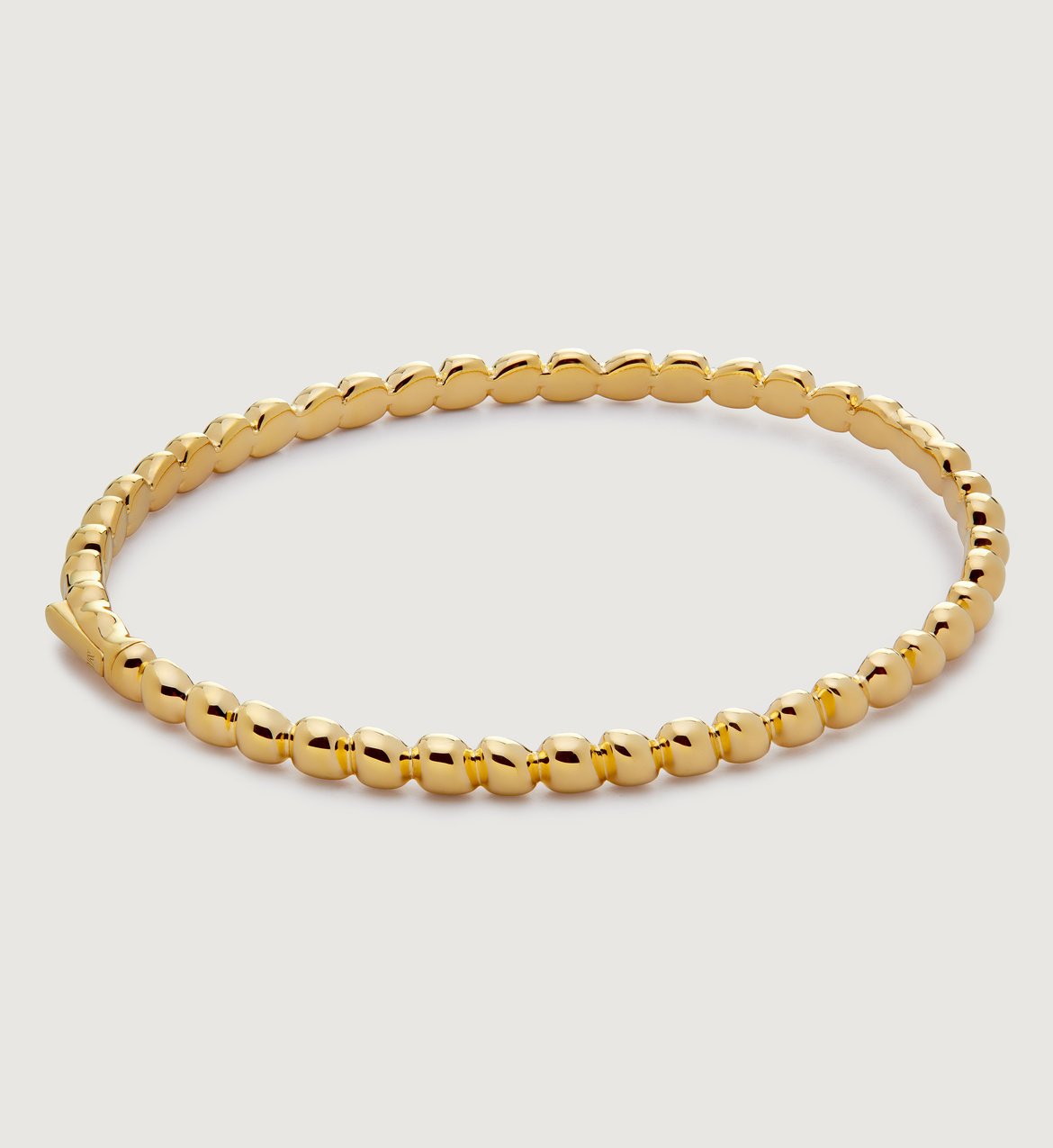 Nura Teardrop Bangle in 18k Gold Vermeil on Sterling Silver | Jewellery ...