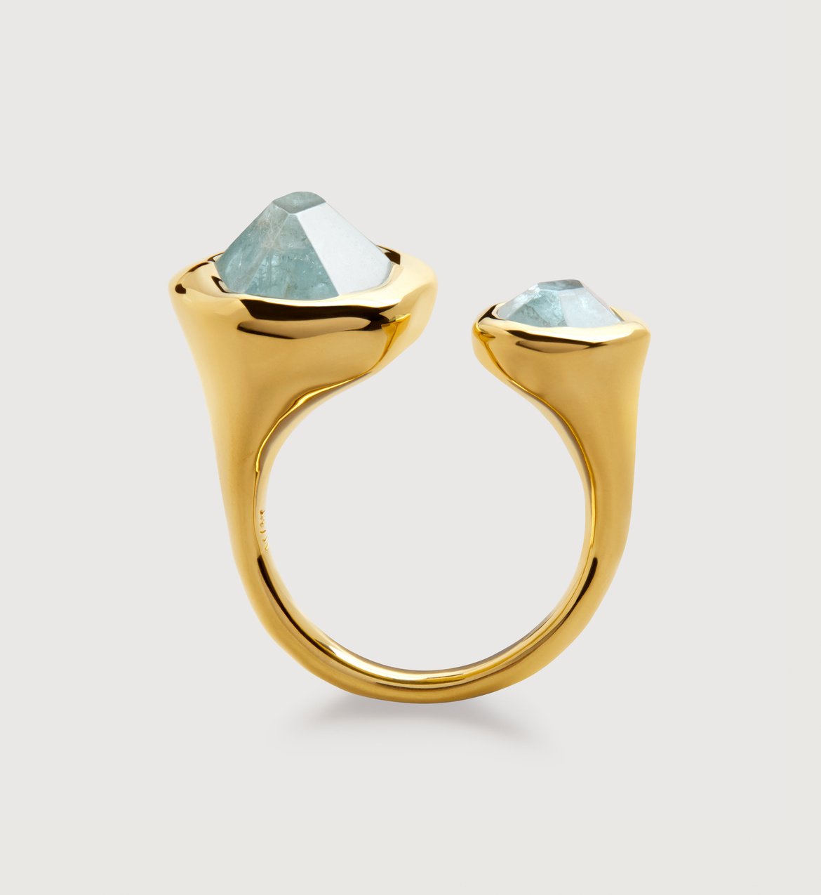 Odyssey Open Ring in 18ct Gold Vermeil on Sterling Silver and ...
