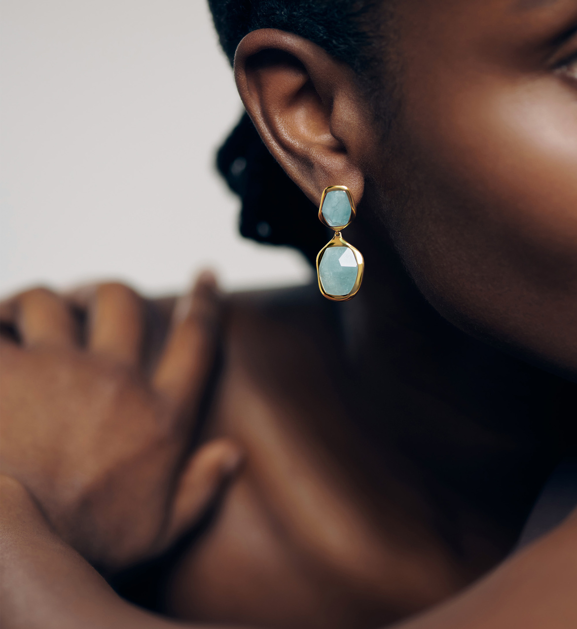 Odyssey Cocktail Earrings in 18ct Gold Vermeil on Sterling Silver and ...