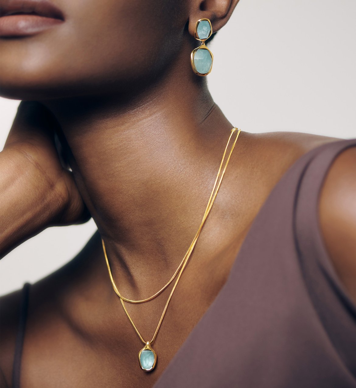 Odyssey Cocktail Earrings in 18ct Gold Vermeil on Sterling Silver and ...