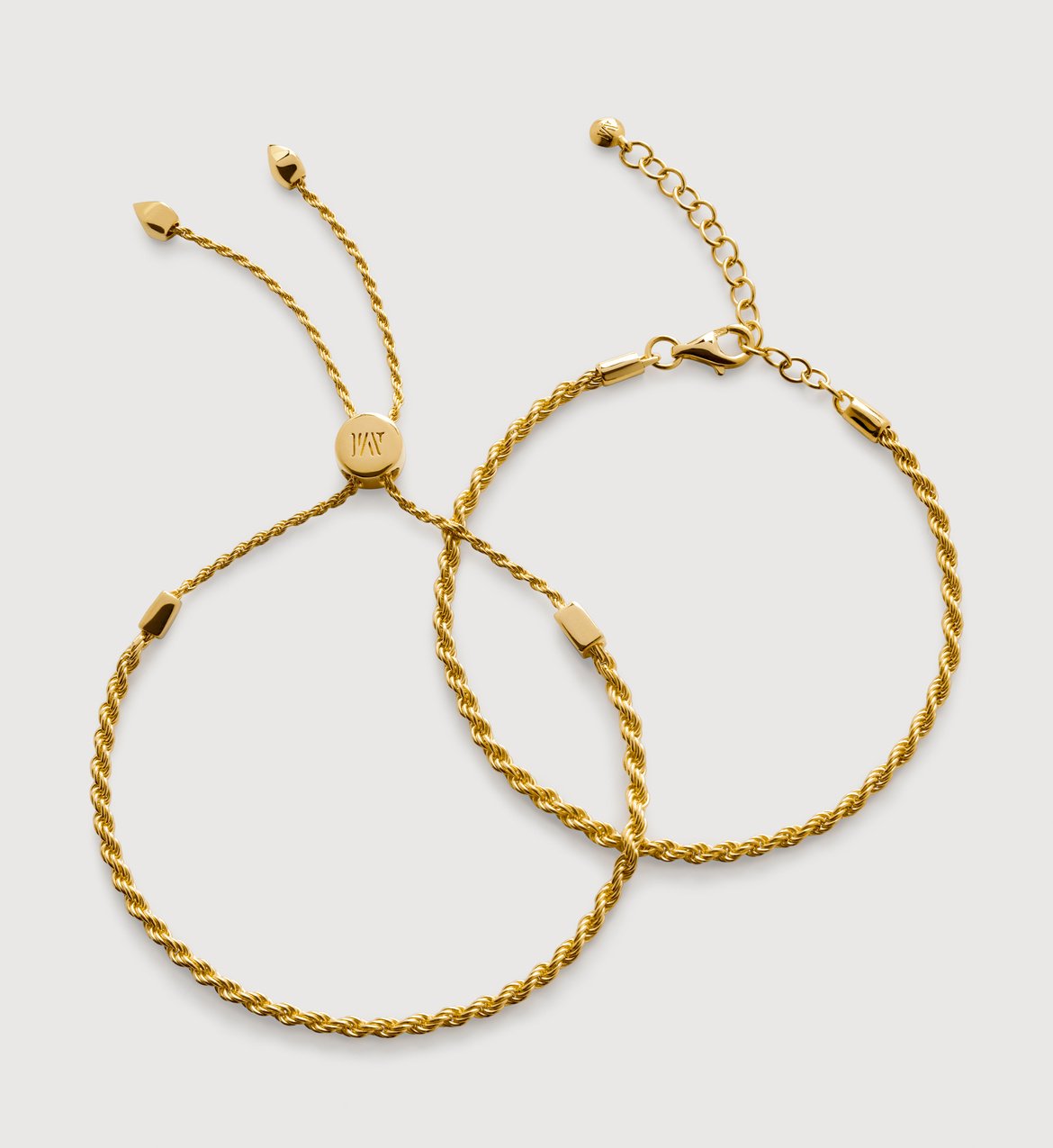 Corda and Rope Chain Bracelet Set | Jewellery Sets | Monica Vinader