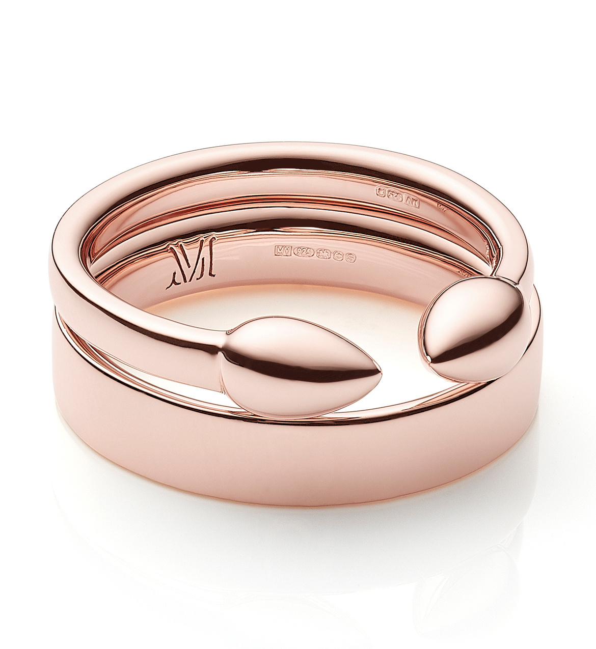 Fiji Bud and Band Ring Set | Jewellery Sets | Monica Vinader