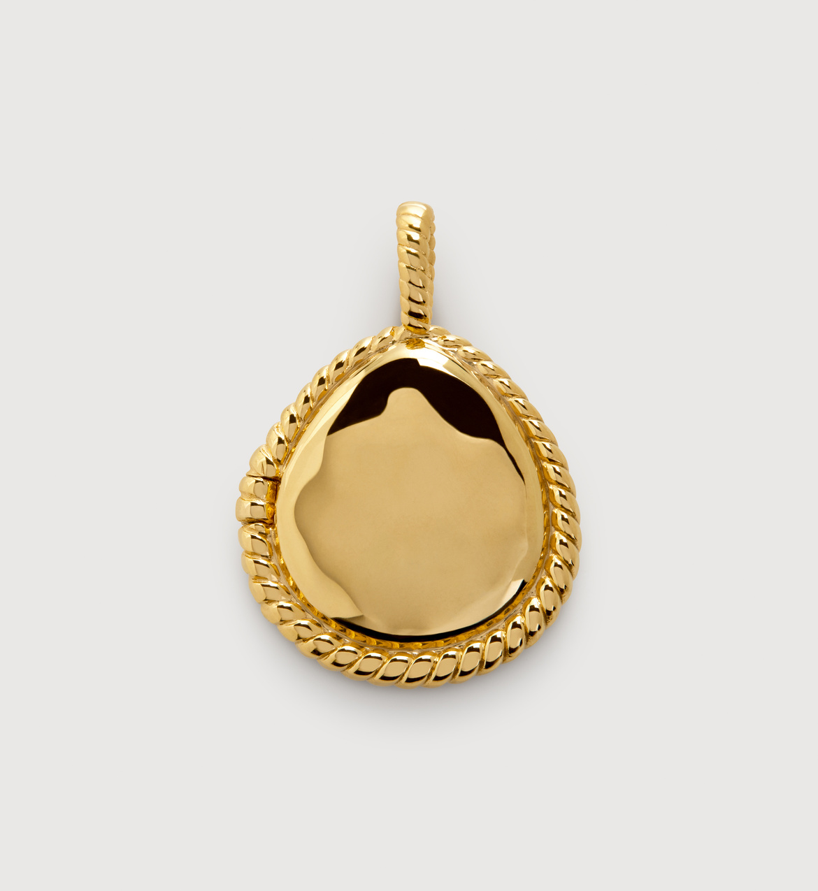 Deia Twist Teardrop Locket in 18k Gold Vermeil on Sterling Silver ...