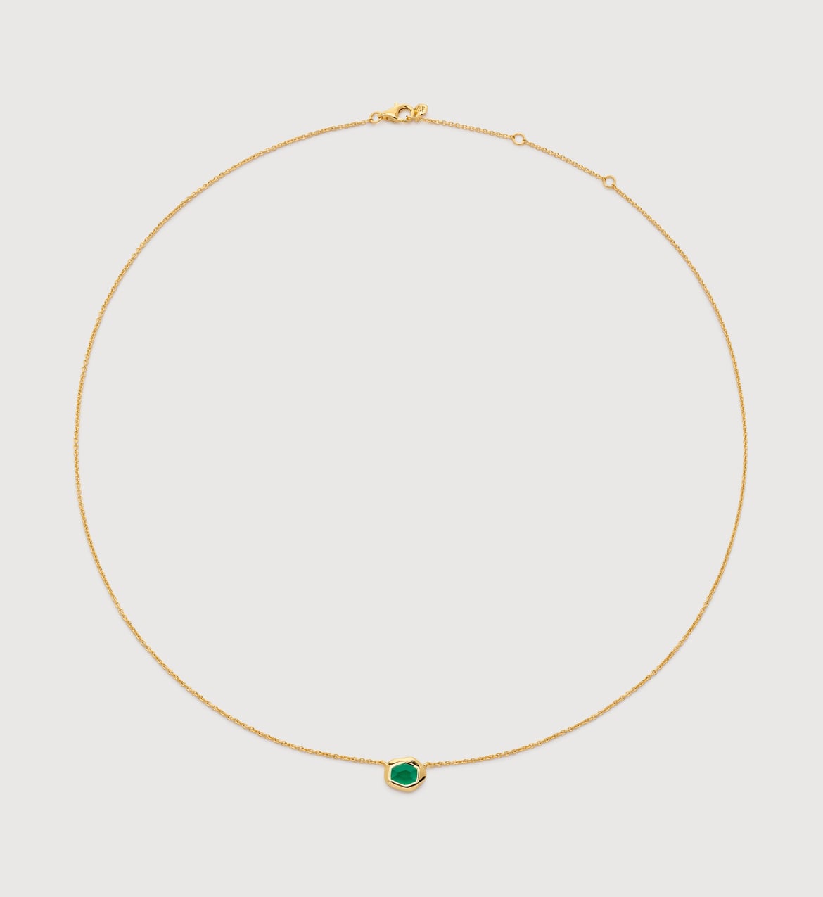 Odyssey Gemstone Small Chain Necklace in 18k Gold Vermeil on Sterling ...